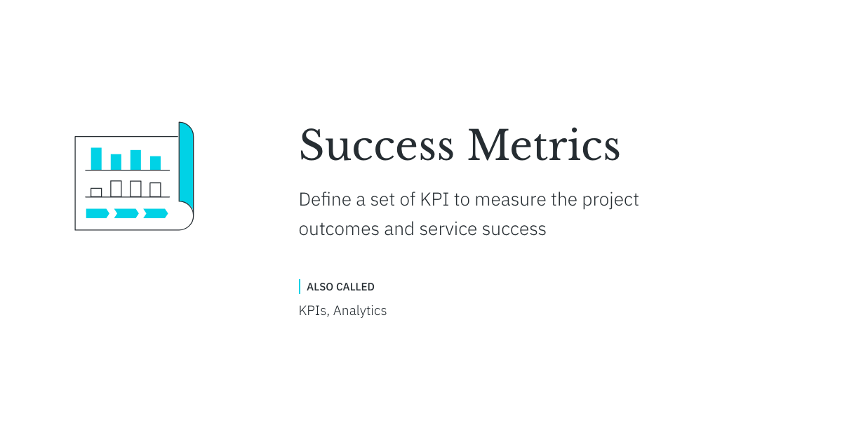 Success Metrics Service Design Tools